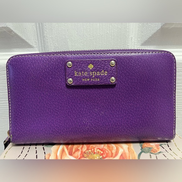 kate spade | Bags | Kate Spade Purple Wallet | Poshmark